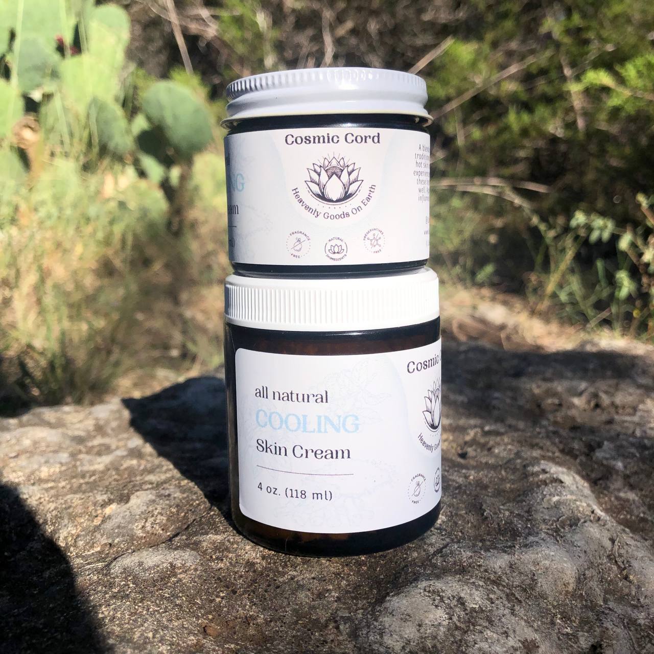 Cooling Skin Cream - 100% Naturally Cool Down Red / Hot Skin